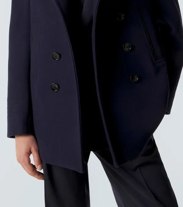 TOM FORD Double-breasted Wool Peacoat
