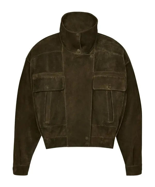 Saint Laurent Zip-up Short Jacket - Black