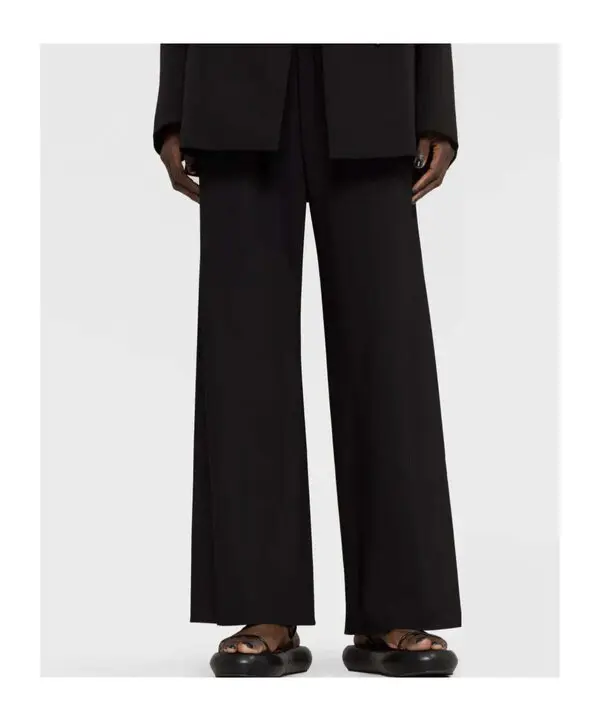 THE ROW Elasticated Waistband Wide-leg Trousers