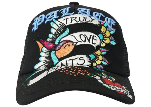 PALACE Inky Trucker Hat - Black