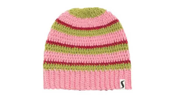 StÜssy Stripe Knit Skullcap Beanie - Pink