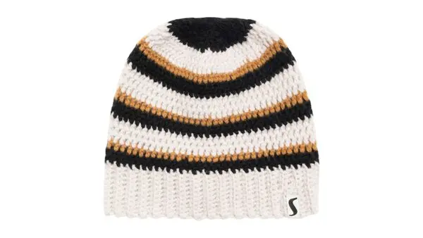 StÜssy Stripe Knit Skullcap Beanie - Stone