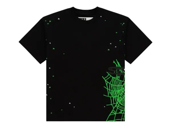 SP5DER Heavy Web Tee Shirt - Black