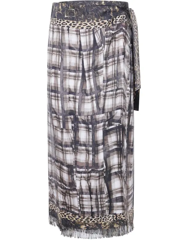 PIERRE-LOUIS MASCIA Skirt Silk "aloes - Black