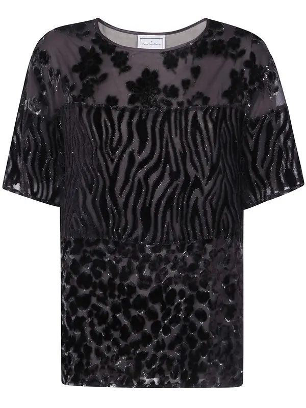 PIERRE-LOUIS MASCIA T-shirt Patchwork "12971
