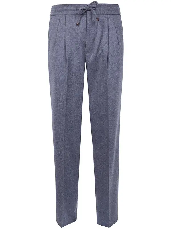 Brunello Cucinelli Pants Wool "me226e1710 C003 Grey - Gray