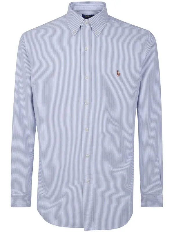 Polo Ralph Lauren Shirt Long Sleeve "sport Shirt - Blue