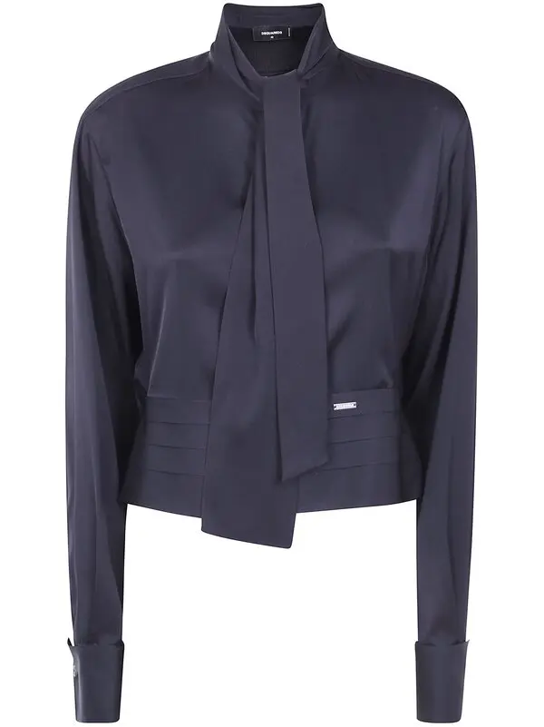 Dsquared2 Shirt Cropped Tuxedo