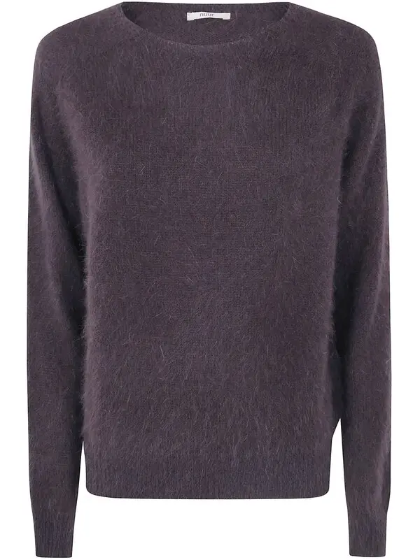 NUUR Sweater Long Sleeves Round Neck "boxy - Brown