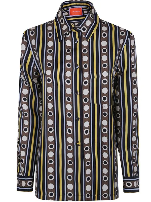 La DoubleJ Shirt Silk "boy - Multi