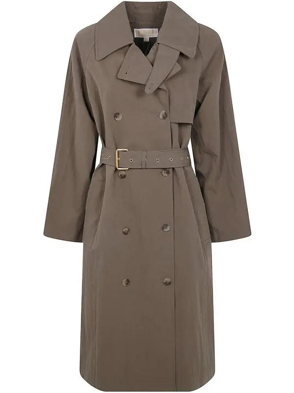 Michael Kors Trench Coat Oversize "duffel - Brown