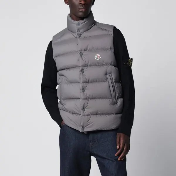 Moncler Tibb Padded Vest - Grey