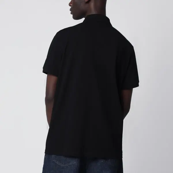 Moncler Cotton Piqué Polo Shirt With Logo