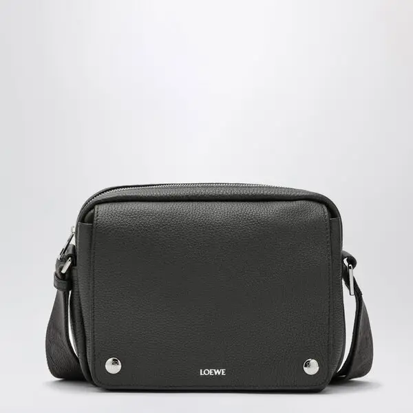 Loewe Grained Leather Crossbody Bag - Grey