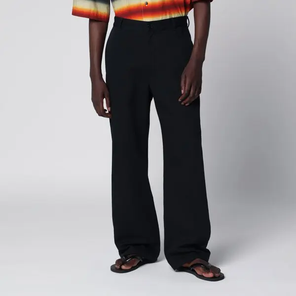 Loewe Regular Fit Cotton Twill Pants
