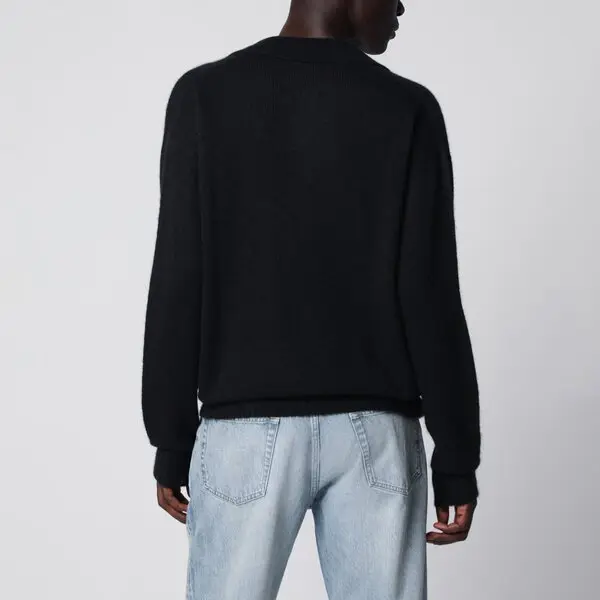 TOM FORD Long-sleeve V-neck Cashmere And Silk Polo