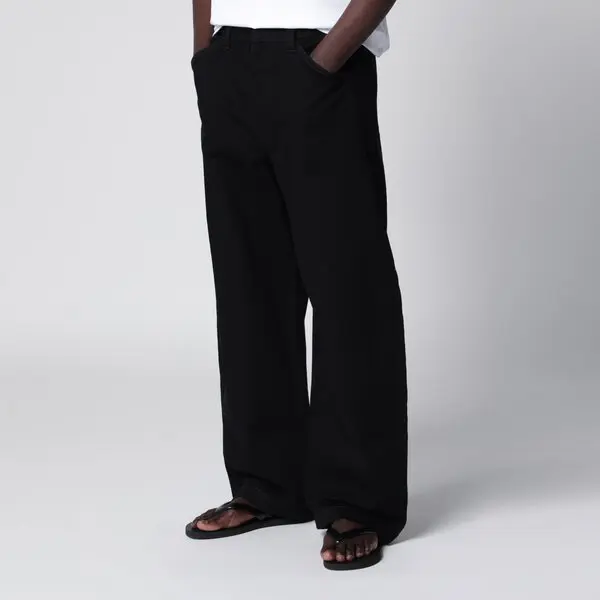 LEMAIRE Wide-leg Cotton Trousers