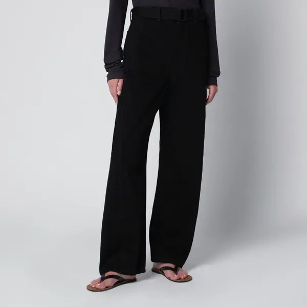 LEMAIRE Cotton Trousers With Belt