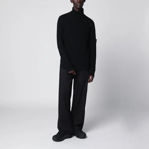 Stone Island Ribbed Turtleneck Sweater