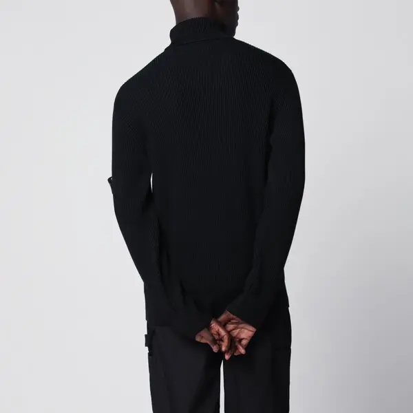 Stone Island Ribbed Turtleneck Sweater