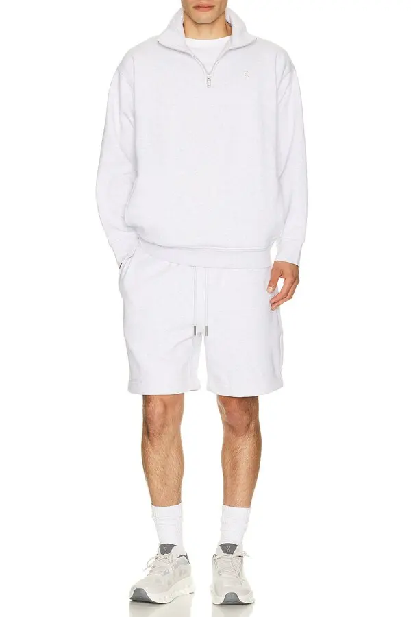 On Club Collective 1/4 Zip In White