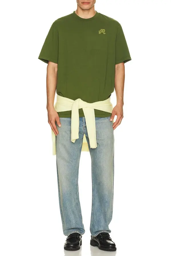 MALBON Bermuda Trinity Tee In Green