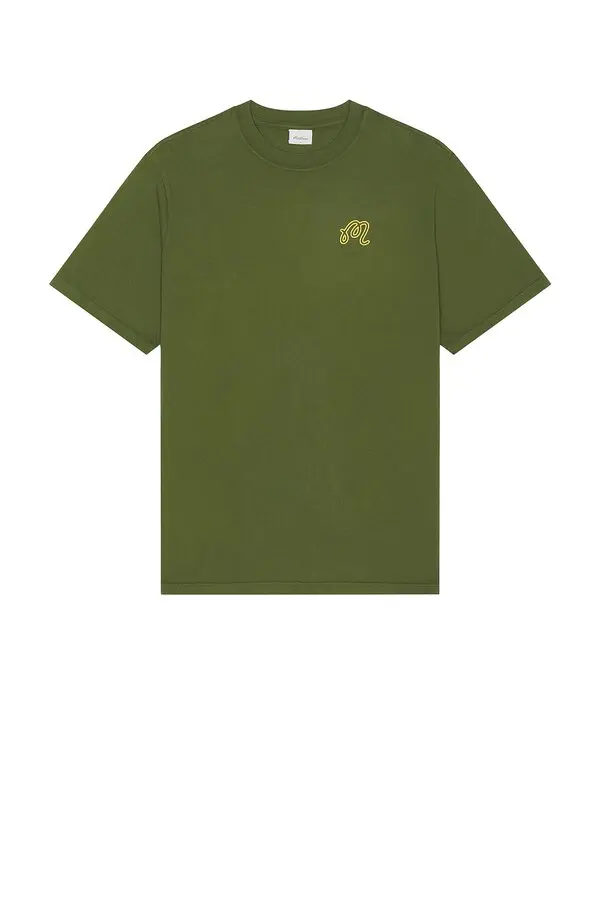 MALBON Bermuda Trinity Tee In Green