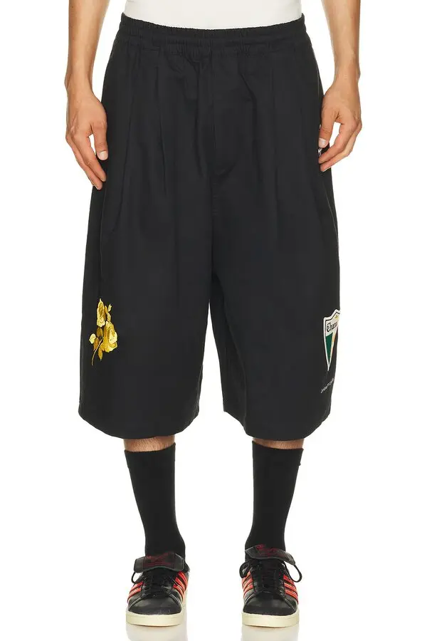 ADIDAS ORIGINALS X Willy Chavarria Twill Shorts - Black