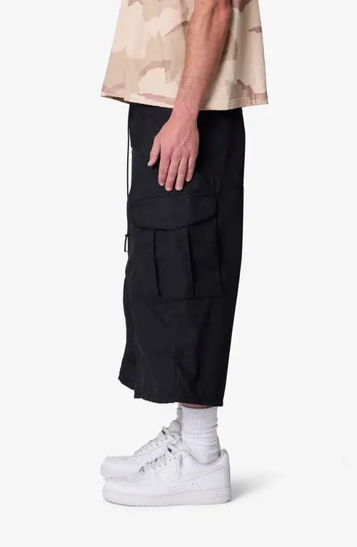 Mnml Extralong Baggy Fit Cargo Shorts