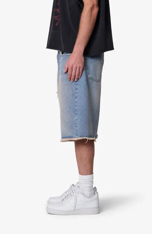 Mnml Baggy Distressed Cutoff Jeans Shorts