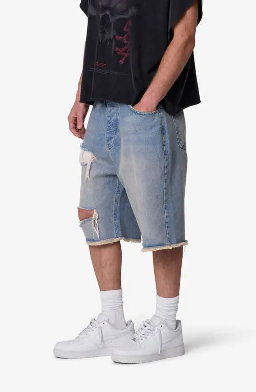 Mnml Baggy Distressed Cutoff Jeans Shorts