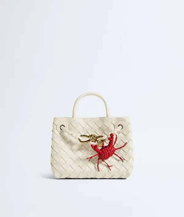 Bottega Veneta Crab Charm With Hook - Cardinal/black
