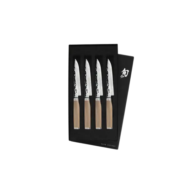 SHUN Premier 4 Piece Boxed Steak Knife Set