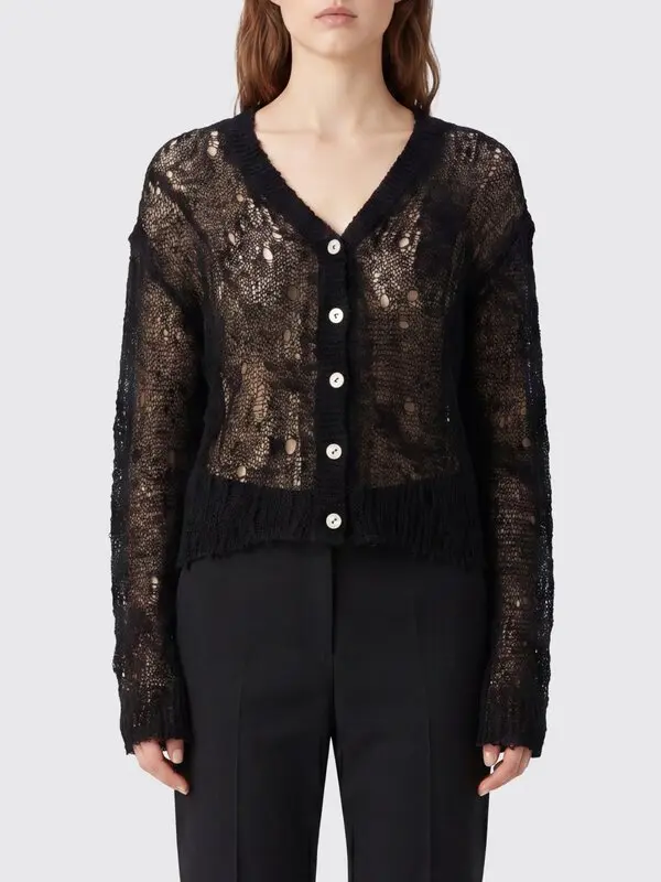 Our Legacy Open Knit Cardigan - Black
