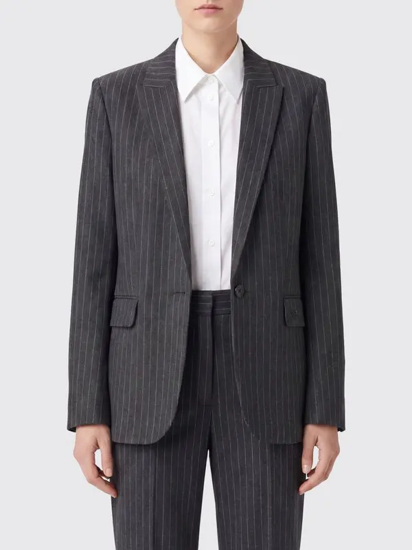 Zadig&Voltaire Pinstriped Single-breasted Blazer With Peak Lapels