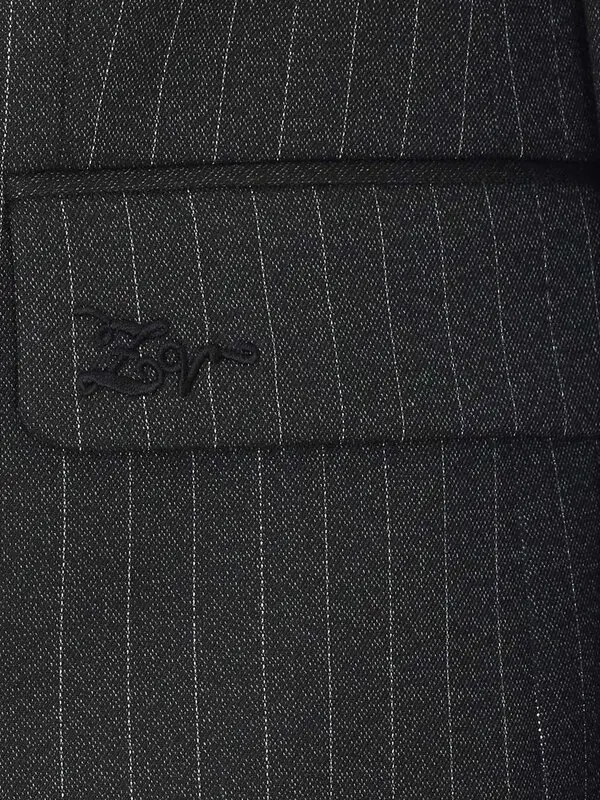 Zadig&Voltaire Pinstriped Single-breasted Blazer With Peak Lapels