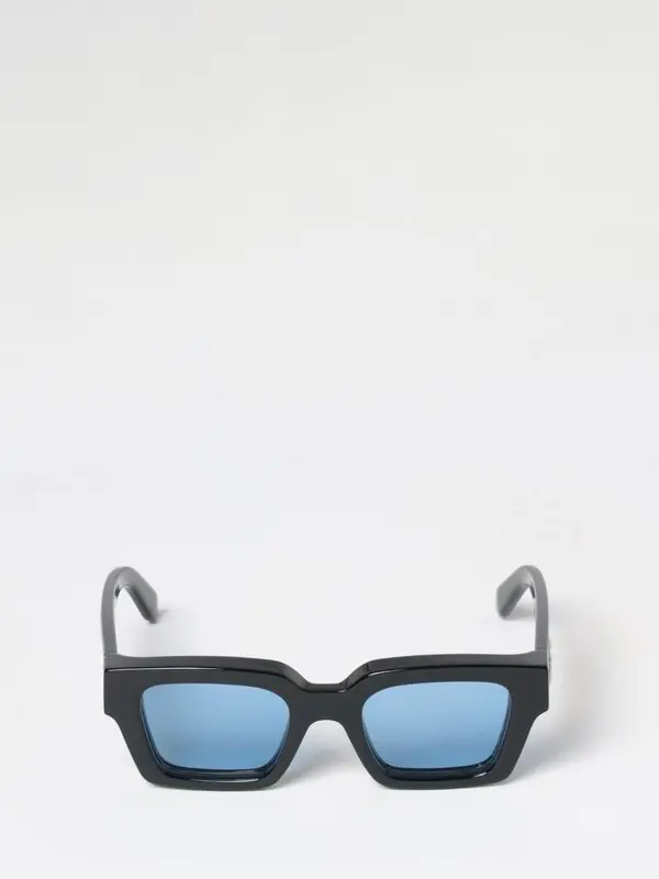 Off-White Virgil Rectangle Acetate Sunglasses With Arrow Logo - Black