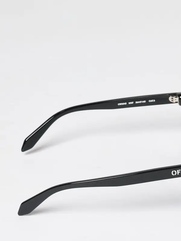 Off-White Tortoiseshell Acetate Sunglasses - Grey