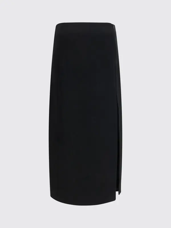 Khaite High-waisted Midi Pencil Skirt With Side Zip