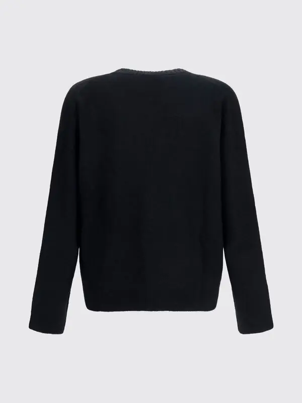 REPRESENT V-neck Alpaca Wool-blend Jacquard Logo Cardigan