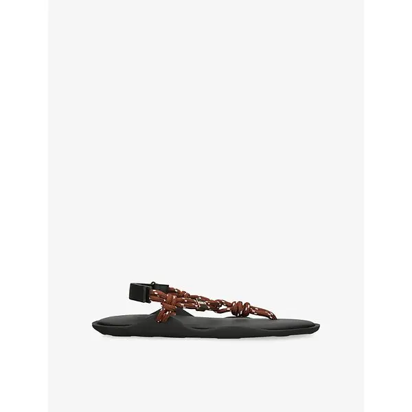 Flowze Flòwze Woven Sandals With Adjustable Back Strap - Brown