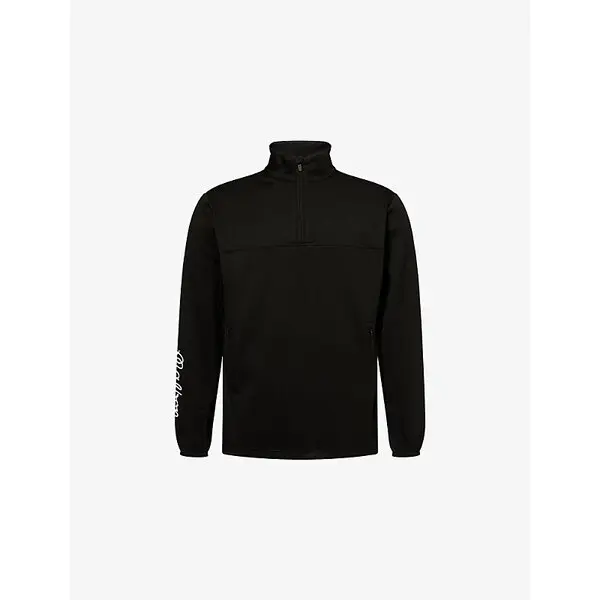 MALBON Long-sleeve Quarter-zip Woven Pullover