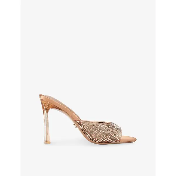 Carvela Isabella Embellished Vinyl Mules