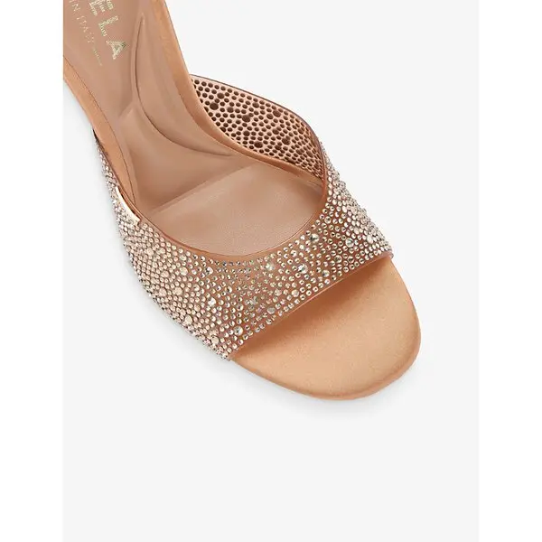 Carvela Isabella Embellished Vinyl Mules
