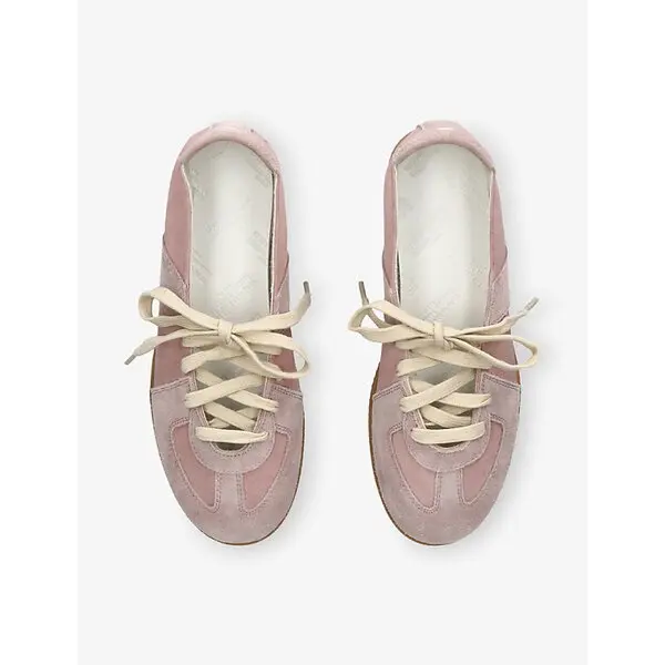 MAISON MARGIELA Replica Suede Lace-up Ballet Flats