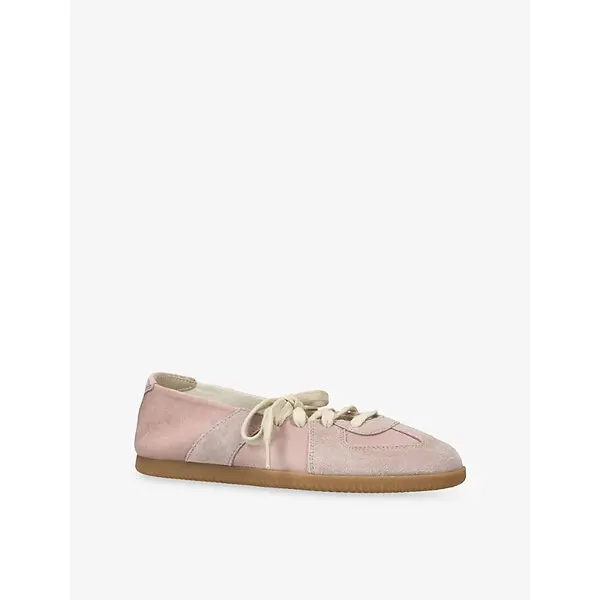 MAISON MARGIELA Replica Suede Lace-up Ballet Flats