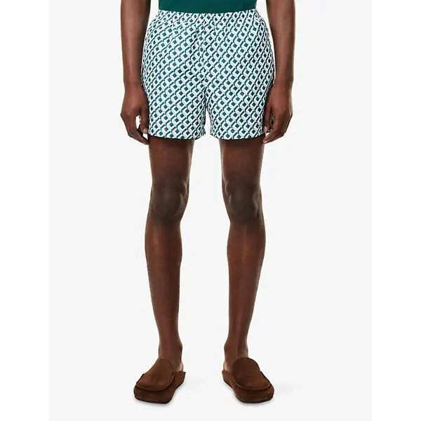 Casablanca Printed Woven Swim Shorts