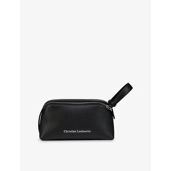 CHRISTIAN LOUBOUTIN Leather Pouch - Black