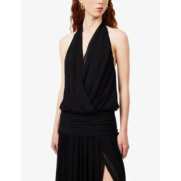 Bec & Bridge Jasmin V-neck Woven Maxi Dress