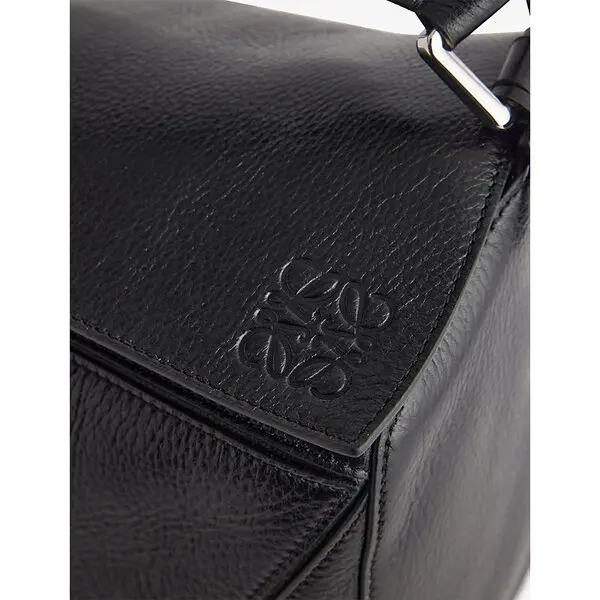 Loewe Puzzle Large Top Handle Bag - Black